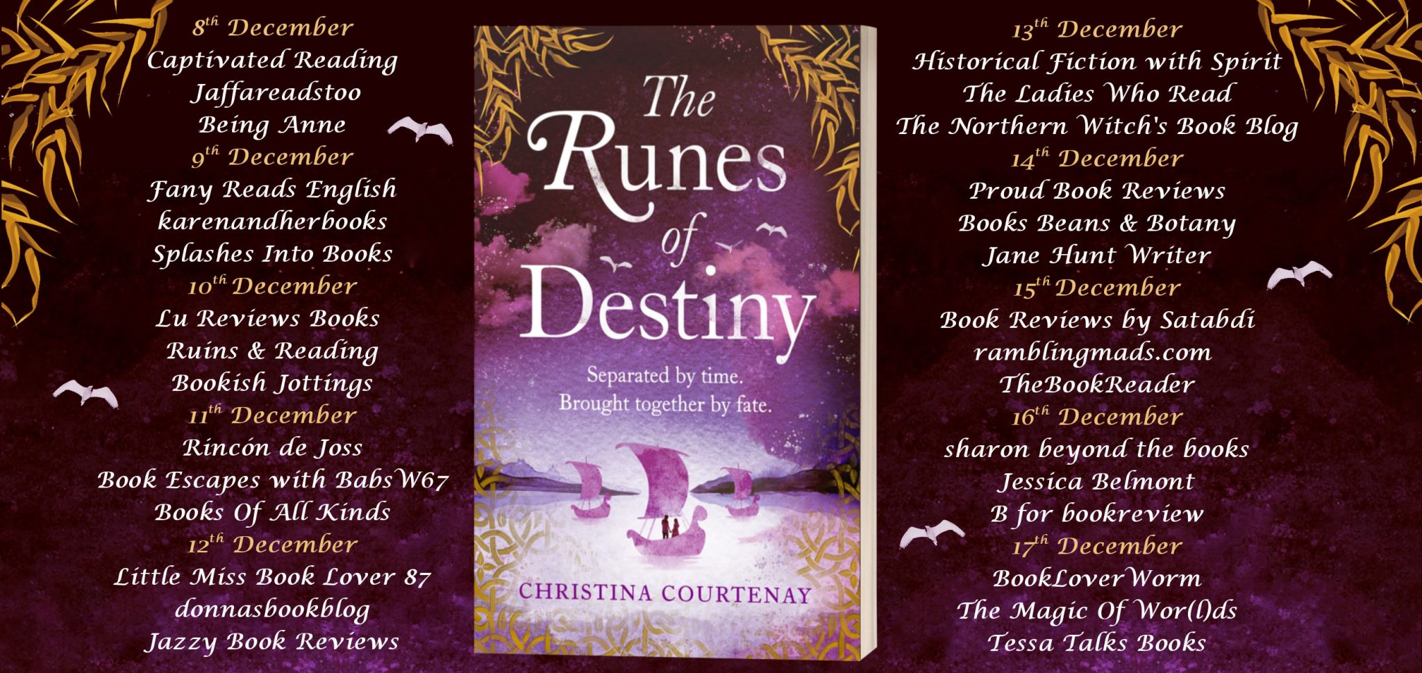 The Runes of Destiny by Christina Courtenay - Books Beans and Botany