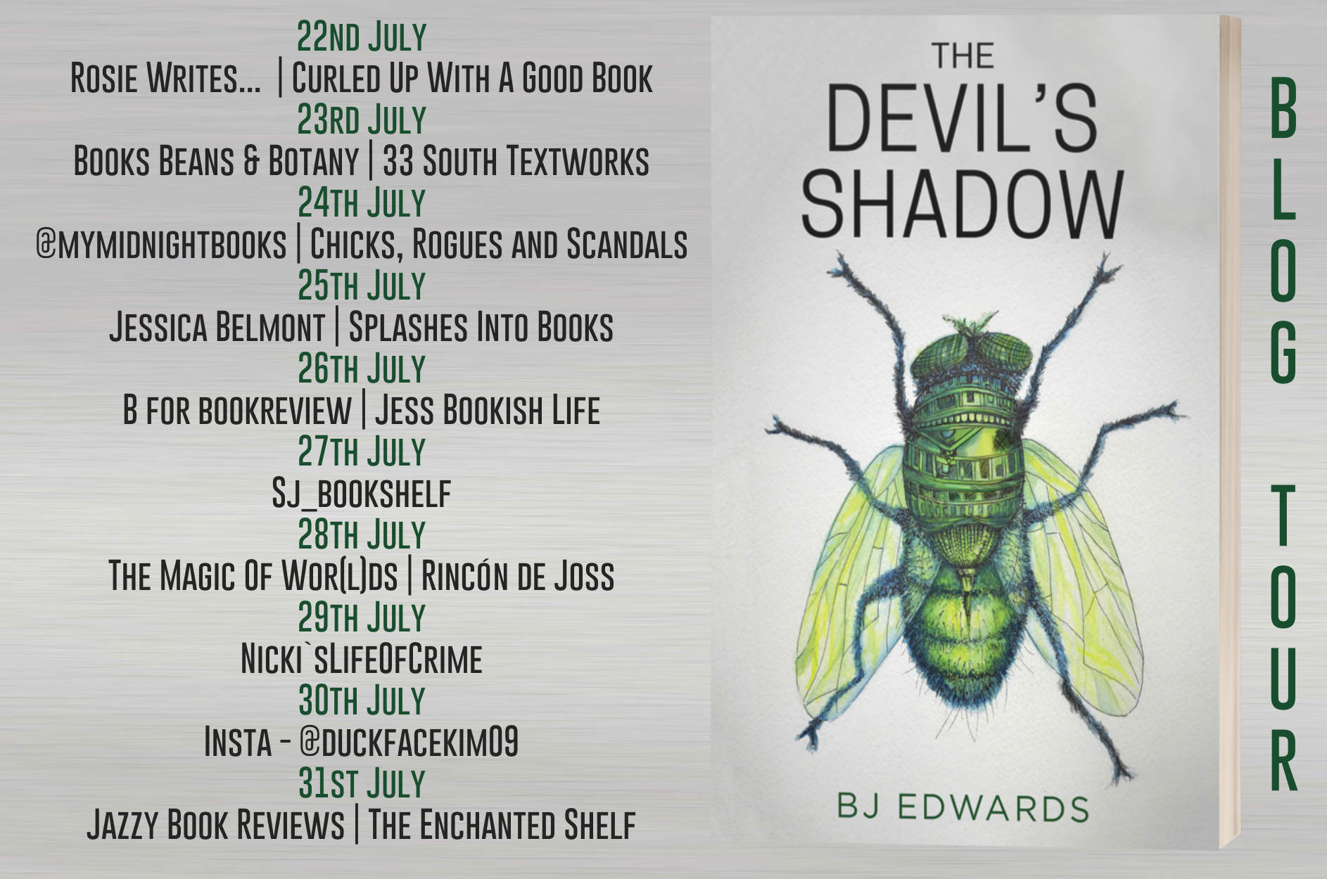 The Devil's Shadow by BJ Edwards - Books Beans and Botany